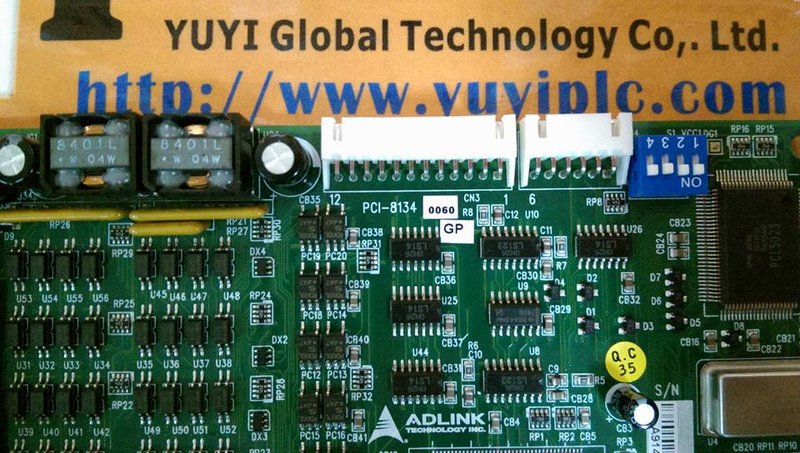 ADLINK PCI-8134 0006 4-AXIS SERVO STEPPER MOTION CARD - PLC DCS SERVO Control MOTOR POWER SUPPLY ...